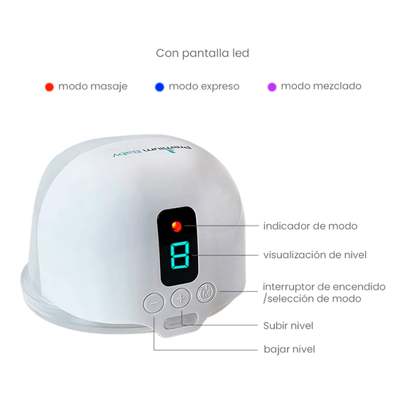 Extractor Doble Portátil PB-L305 - Premium Baby – La Tienda de Salo
